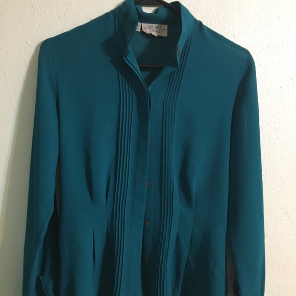 Stuart Lang | Tops | Vintage Stuart Lang Womans Blouse Size 78 | Poshmark